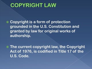 Copyright Presentation | PPT