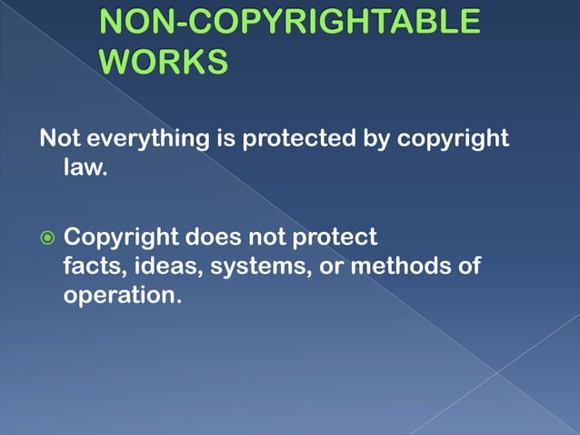 Copyright Presentation | PPT