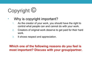 Copyright ppt | PPT