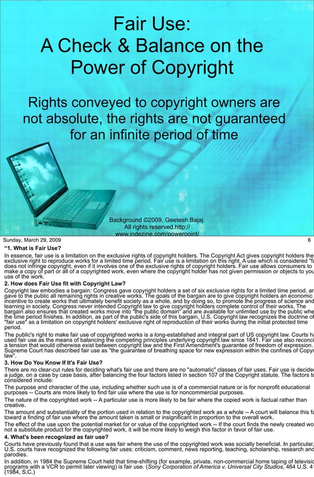 Copyright Presentation | PDF