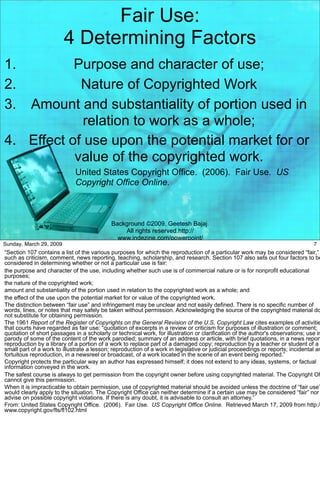 Copyright Presentation | PDF