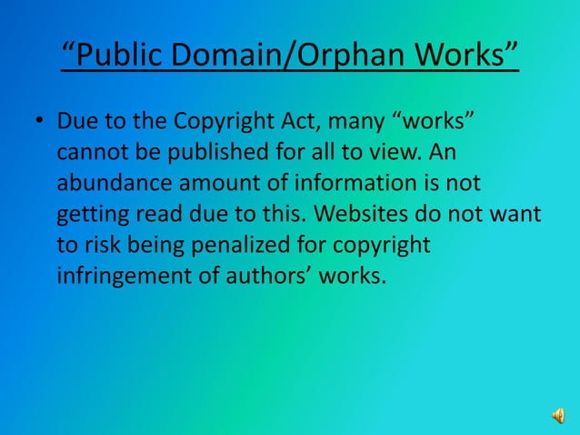 Copyright presentation | PPT