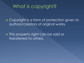 Copyright presentation | PPT