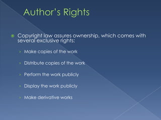 Copyright presentation | PPT