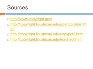 Copyright presentation | PPTX