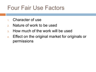 Copyright presentation | PPT