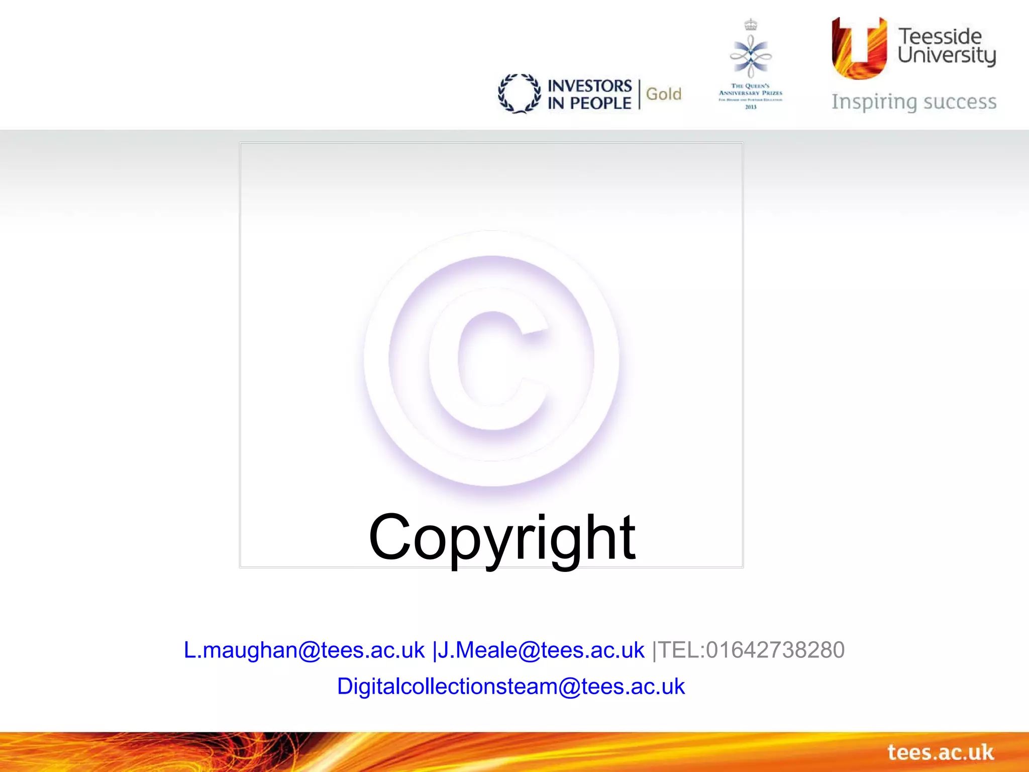 Introduction to Copyright for Education | PPT