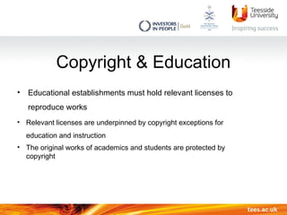 Introduction to Copyright for Education | PPT