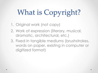 The Do's and Don'ts of Copyright | PPTX