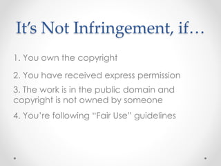 The Do's and Don'ts of Copyright | PPT