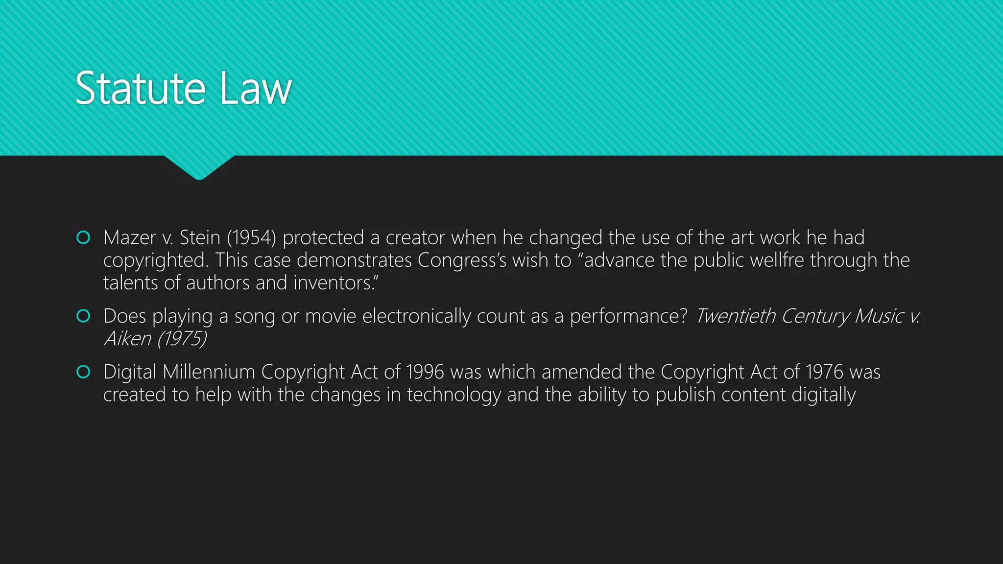 Copyright Presentation | PPT