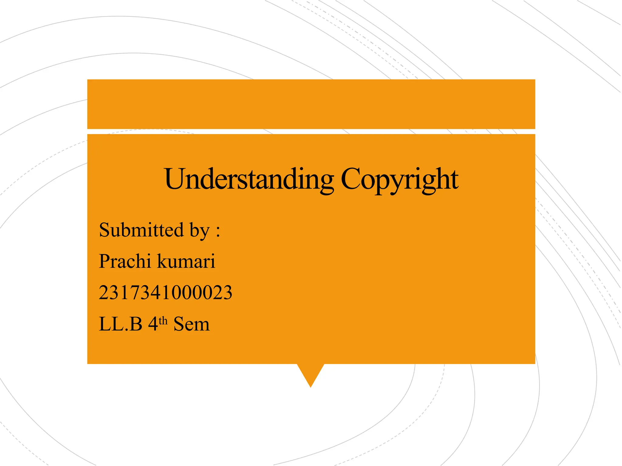 Copyright Presentation unit 1 introduction basic knowledge | PPTX