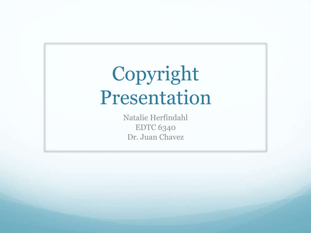 Copyright presentation draft 1 | PPTX