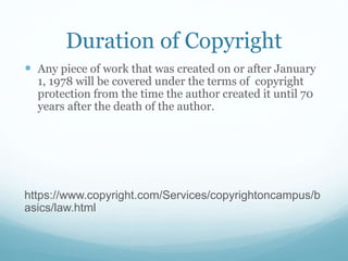 Copyright presentation draft 1 | PPTX