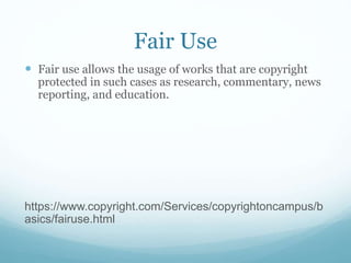 Copyright presentation draft 1 | PPTX