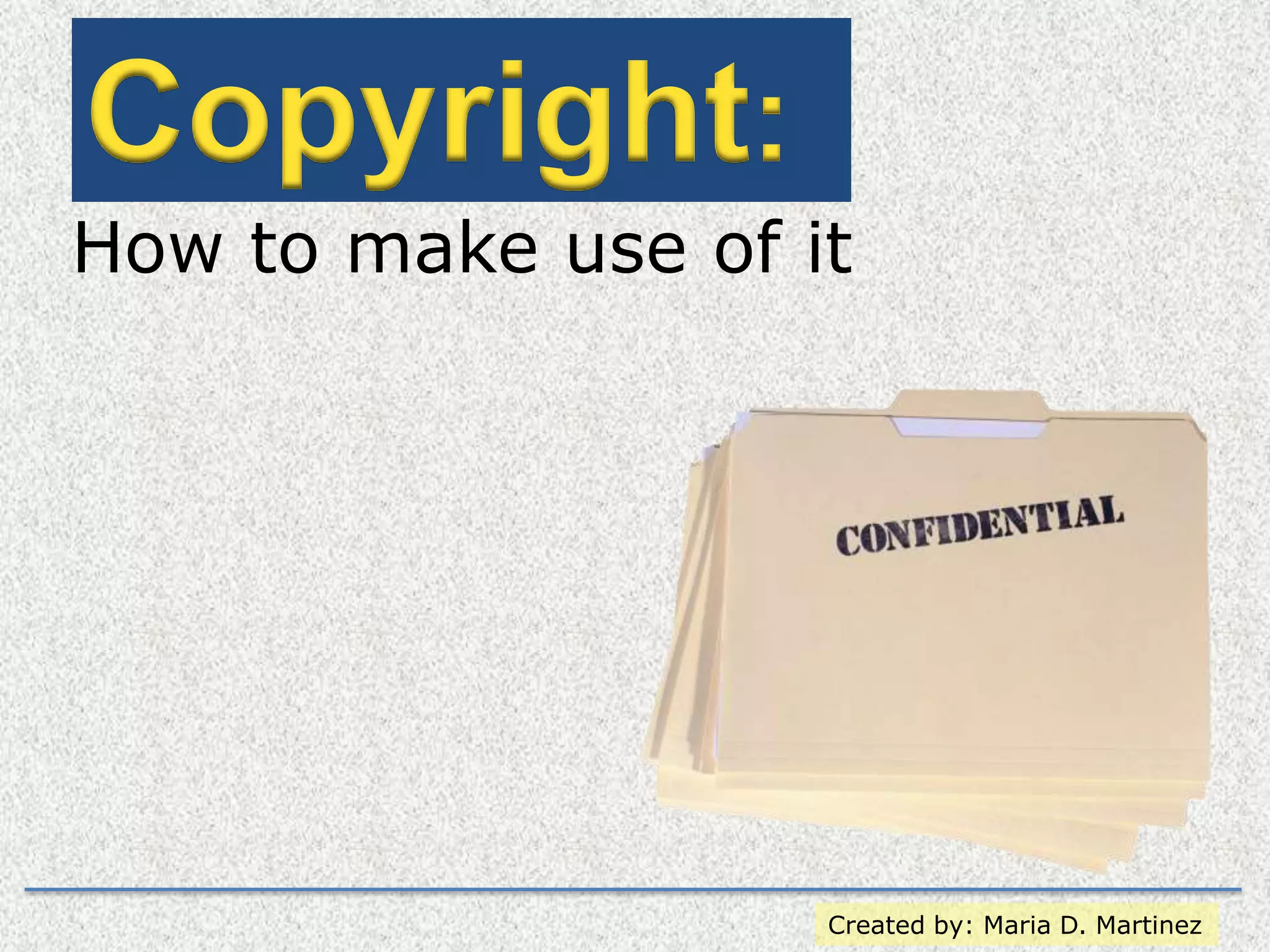Copyright presentation2 | PPT