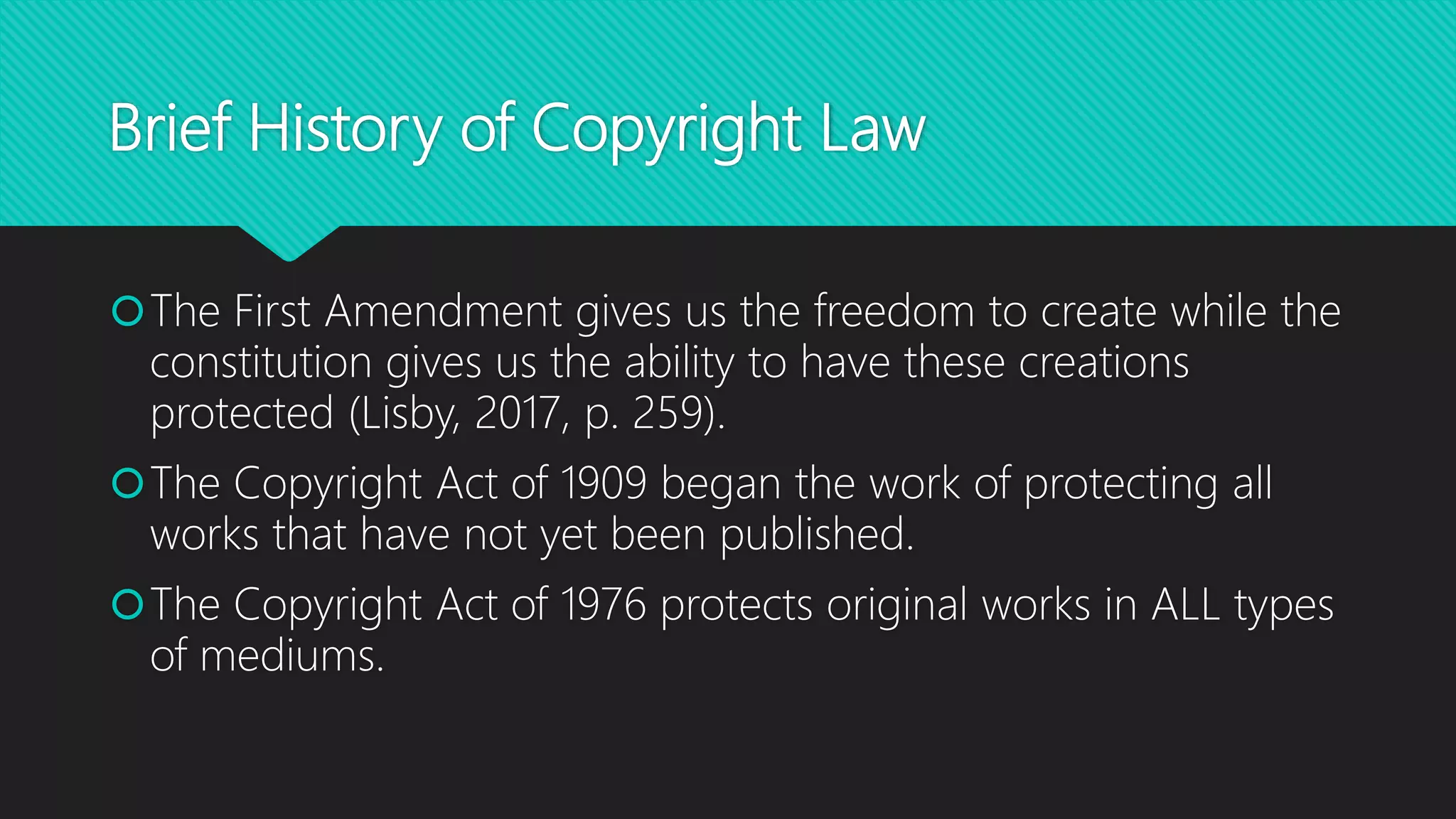 Copyright Law and The Internet | PPTX