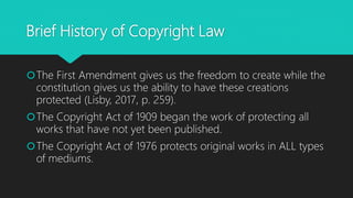 Copyright Law and The Internet | PPTX | Legal Services Industry ...