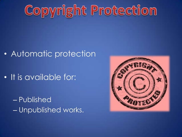Copyright presentation 3 | PPT