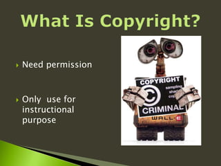 Copyright presentation mphernandez edtc6340(revised 1) | PPTX | Desktop ...