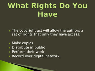 Copyright presentation mphernandez edtc6340(revised 1) | PPTX | Desktop ...