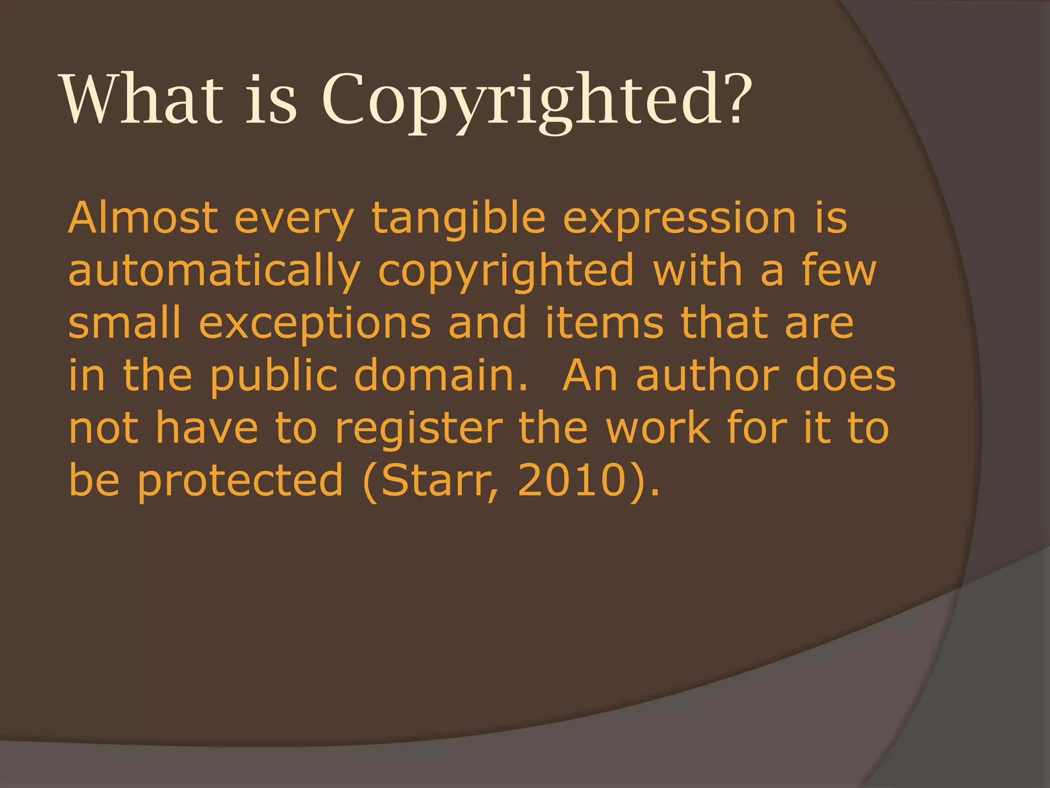 An Intro to Copyright for Educators v2 | PPT