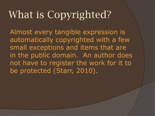 An Intro to Copyright for Educators v2 | PPT