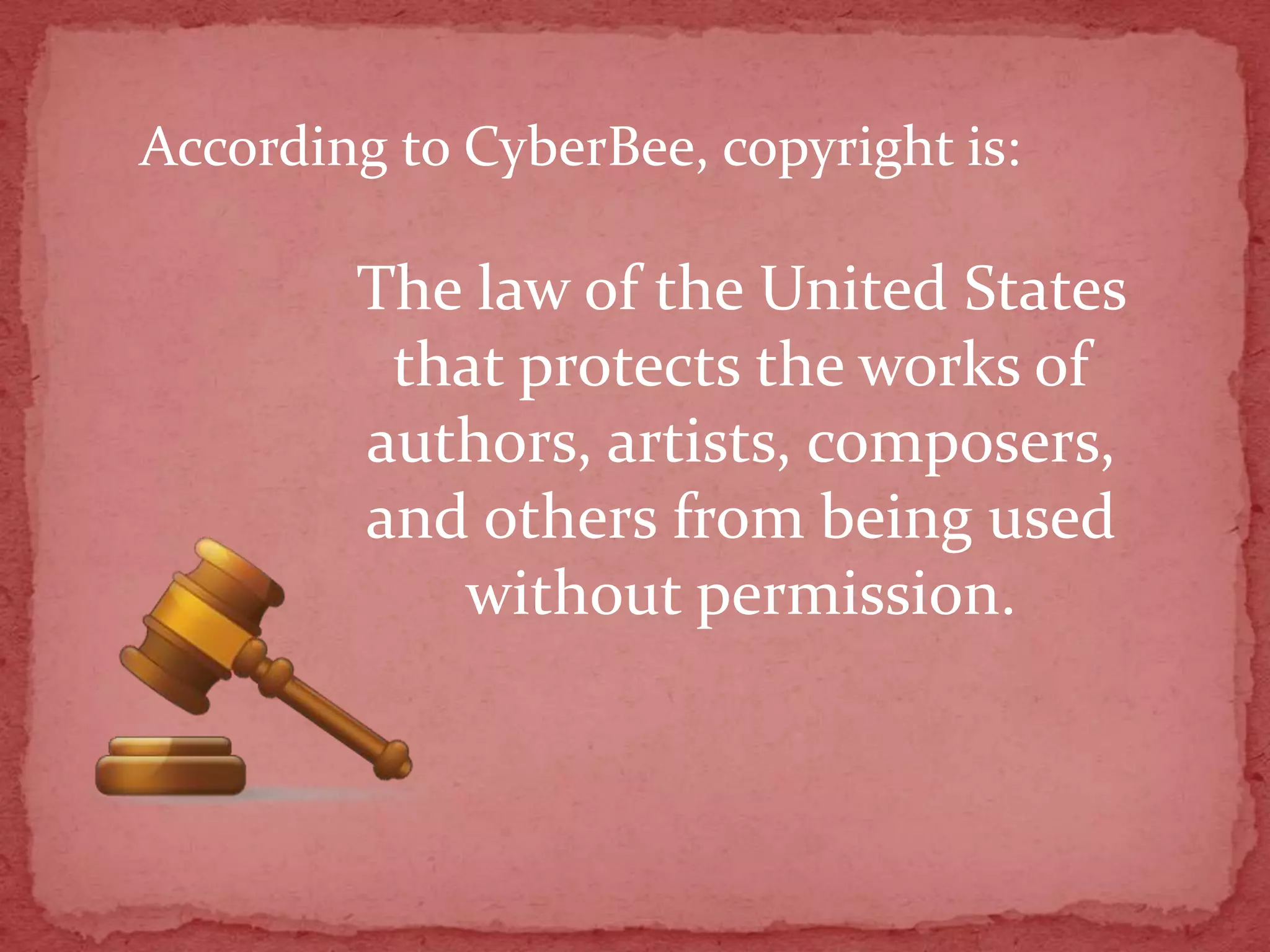 Copyright Presentation | PPTX | Technology & Computing