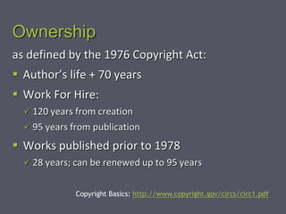 Copyright Presentation | PPT