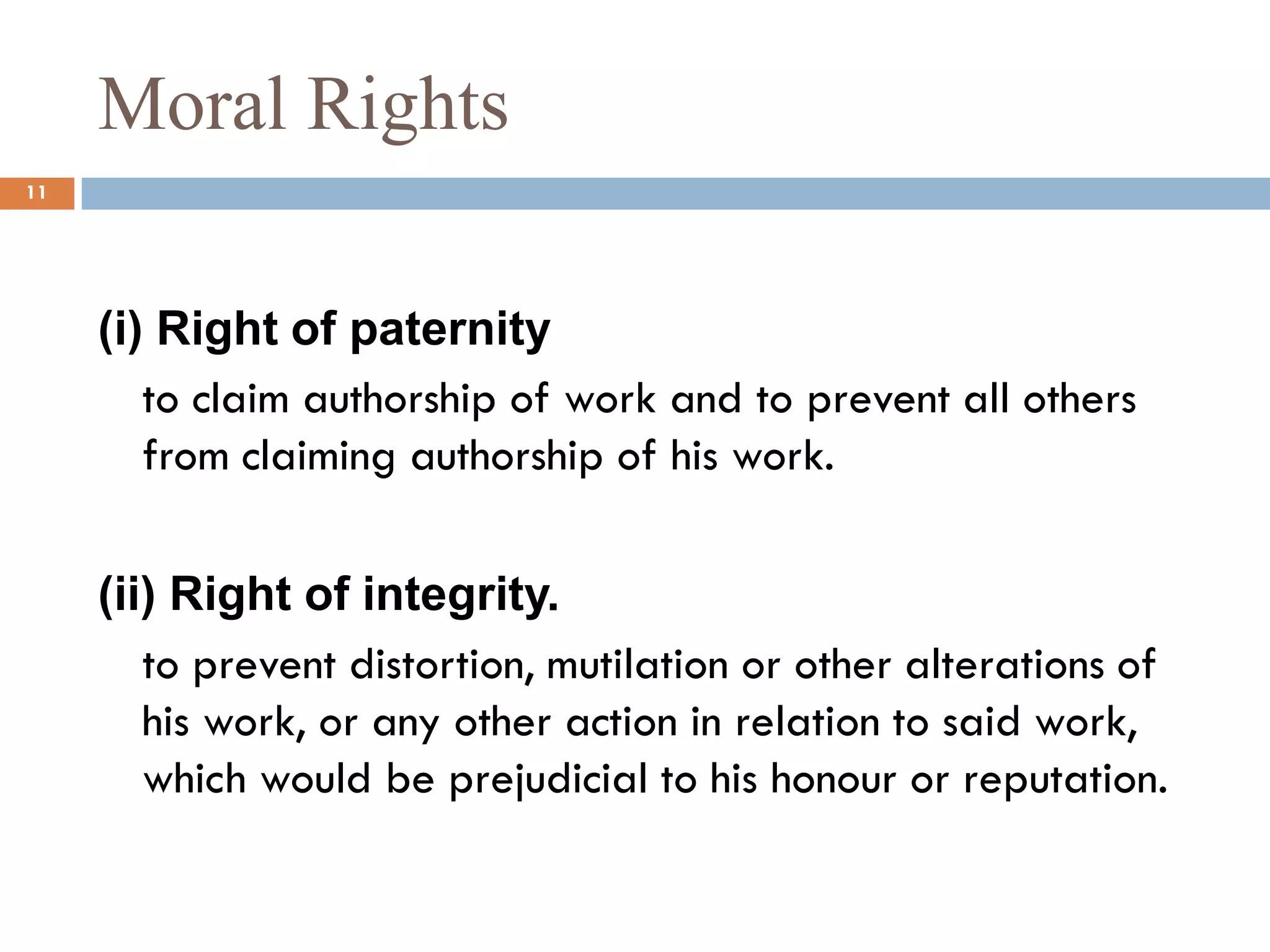 Copyright (presentation) | PDF