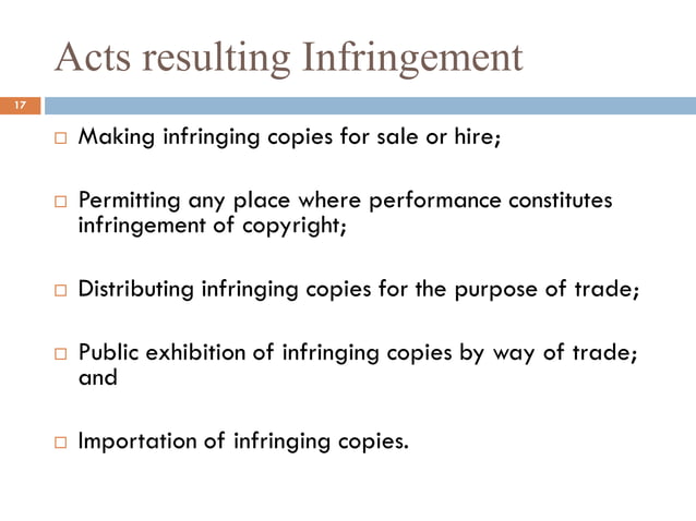 Copyright (presentation) | PDF | Law