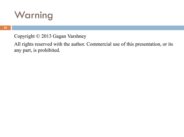 Copyright (presentation) | PDF | Law