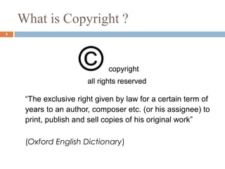Copyright (presentation) | PDF