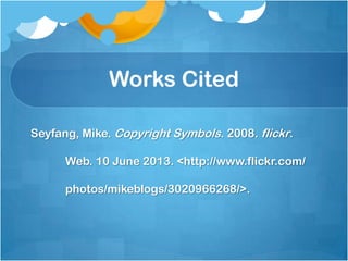 Copyright reflection | PPTX | Technology & Computing