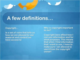 Copyright reflection module 10 b | PPTX