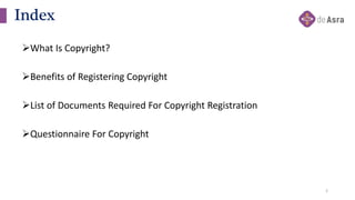 What Is Copyright | Copyright Registration Process | PPTX