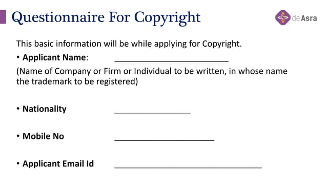What Is Copyright | Copyright Registration Process | PPTX