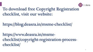 What Is Copyright | Copyright Registration Process | PPTX