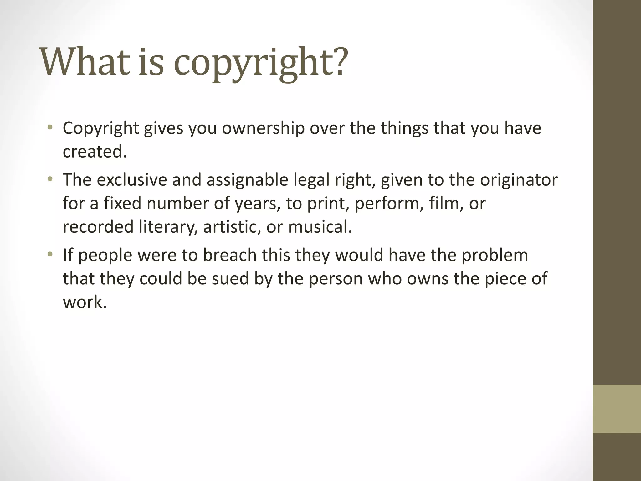 Copyright Research 12 | PPT