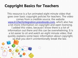 Copyright resources | PPT