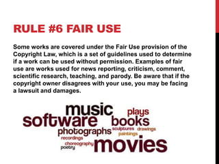9 Rules of Copyright | PPTX