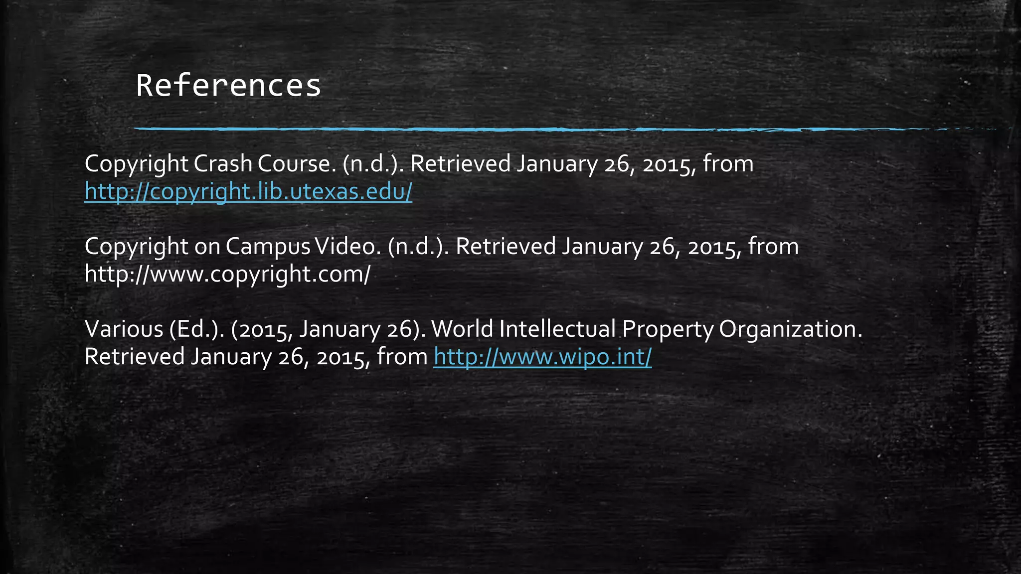 Copyright Presentation | PPT