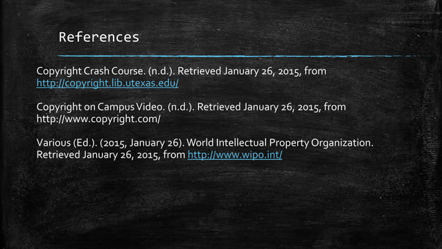 Copyright Presentation | PPT