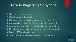 Intro to Copyrights and Trademarks. | PPT