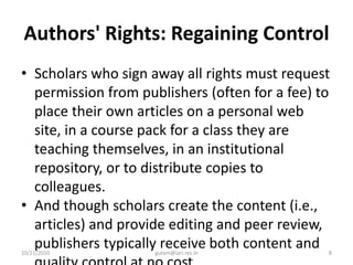 Copyrights and Author Rights | PPT