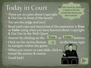 Copyright Scenario Cases | PPT
