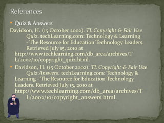 Copyright Scenario Cases | PPT