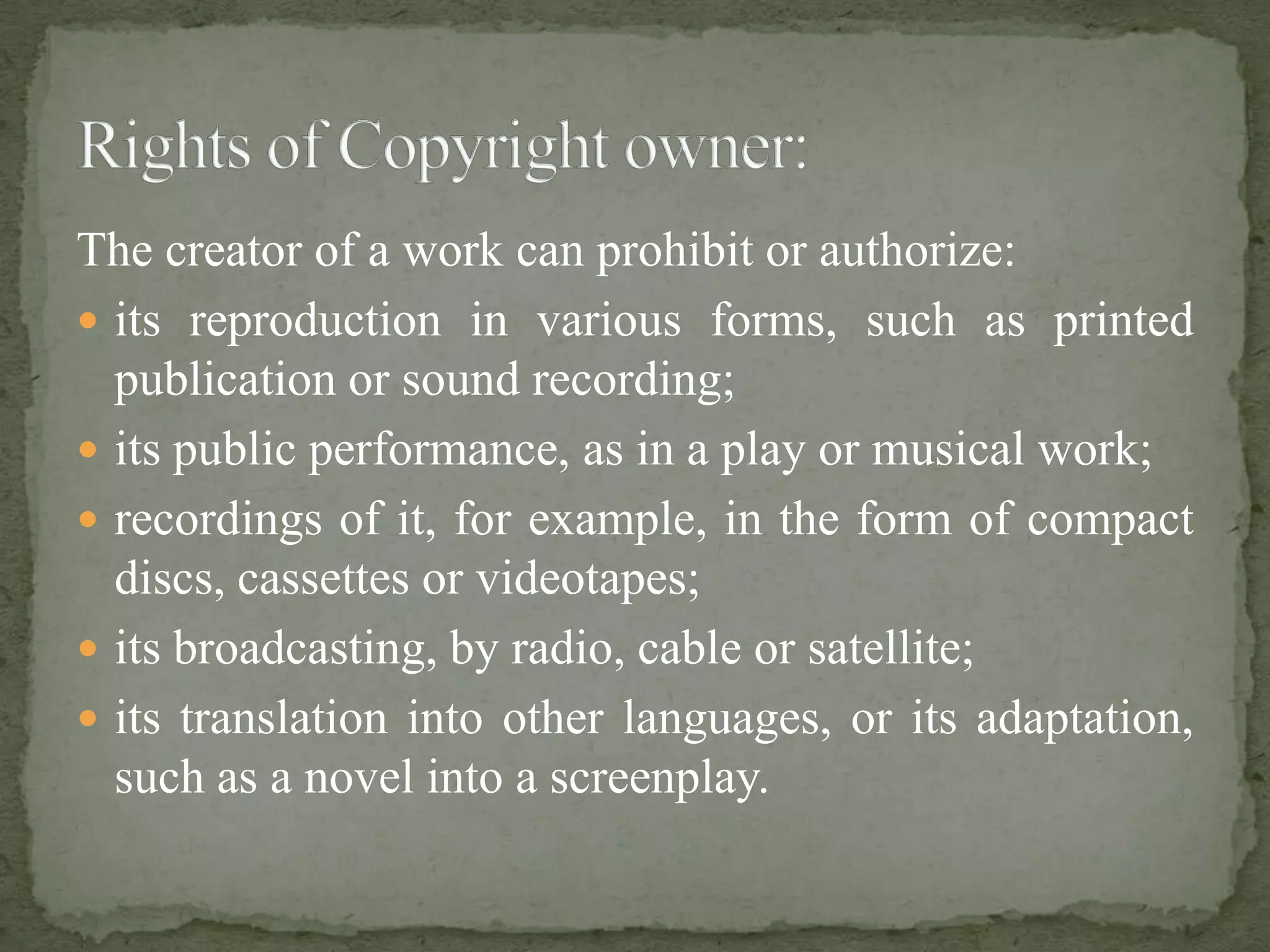 Copyright socities | PPTX