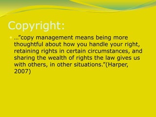 Copyrights Powerpoint Presentation | PPT