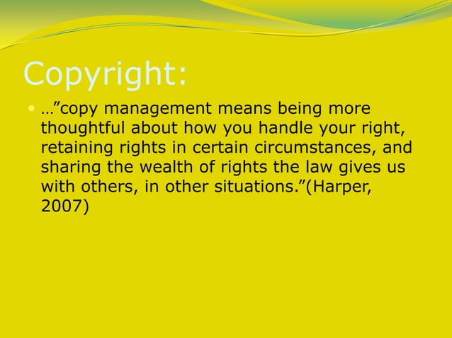 Copyrights Powerpoint Presentation | PPT
